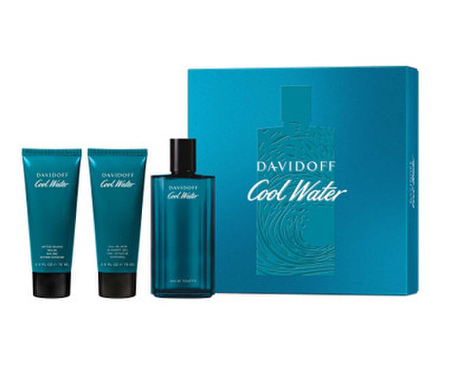 Davidoff Cool Water 3PC Men Set (Hard Box)