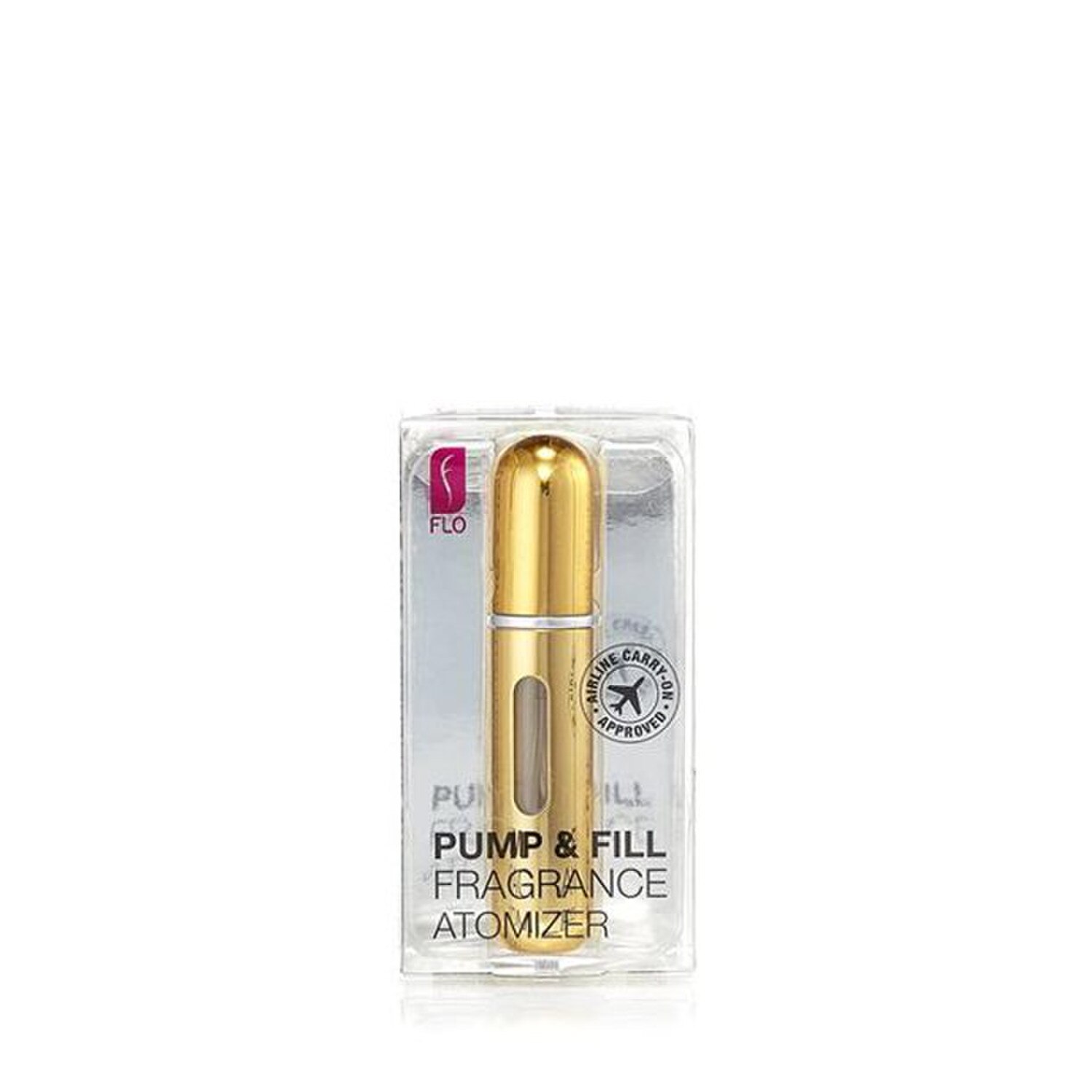 FLO Atomizer- 5ml Pump Fill Spray Gold