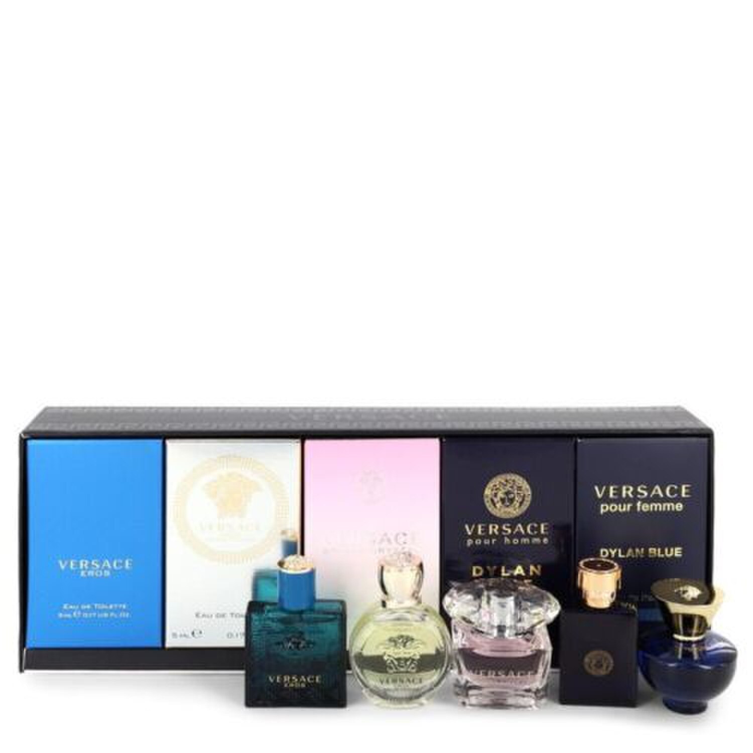 Versace 5PC Miniatures Collection Men & Women Set