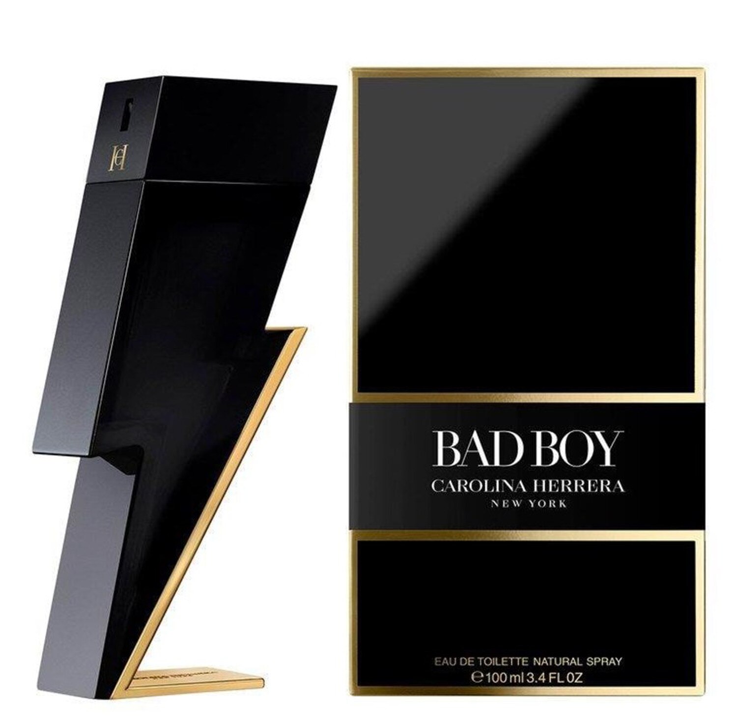Carolina Herrera Bad Boy 3.4 EDT Sp Men (New UPC)