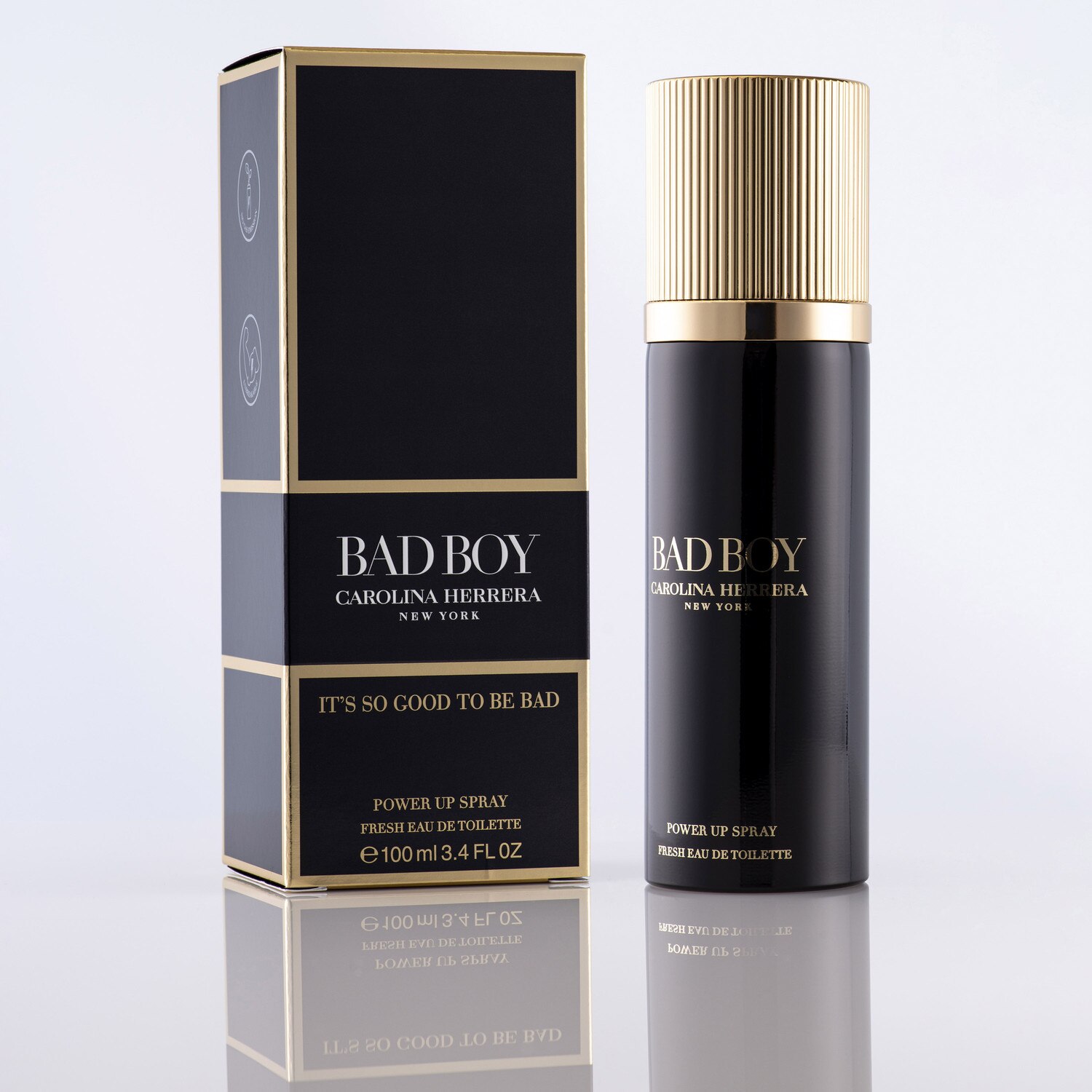 Carolina Herrera Bad Boy 3.4 Power Up Spray Men (Body Spray)